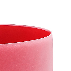 FMTY 10inch Crystal Singing Bowls set prefect pitch(±10HZ) Red(Root)+ Orange(Sacral) with Soft Carrying Bag Sound Bowls Chakra Bowl