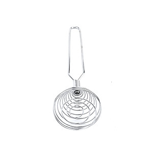 Oedema Stainless Steel Egg Whisk Spring Coil Whisk Cream Scrambler Kitchen Cooking Tool Pack of 2