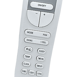 Meide YAA1FB White Universal Air Conditioner Remote Control Only for YAA1FB YAA1FBF YAA1FB1 YAA1FB1F