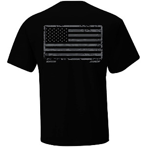 Kyle Busch 8 Tonal Flag T-Shirt - Short Sleeve Automotive Racing Apparel Medium