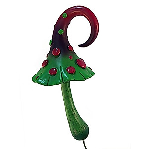 GlitZGlam Magical Miniature Mushroom Collection - 4 Fairy Garden Beautiful Miniature Mushrooms Included. A Gnome- Fairy Garden Accessory