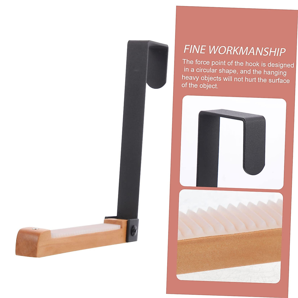 Mobestech 5pcs Door Hook Door Back Hanger Hanging Storage Hanger Wall Hanging Hooks Towel Hangers Over Door Single Coat Hook Door Coat and Hat Hook On The Door Rear Hanger Lotus Tree