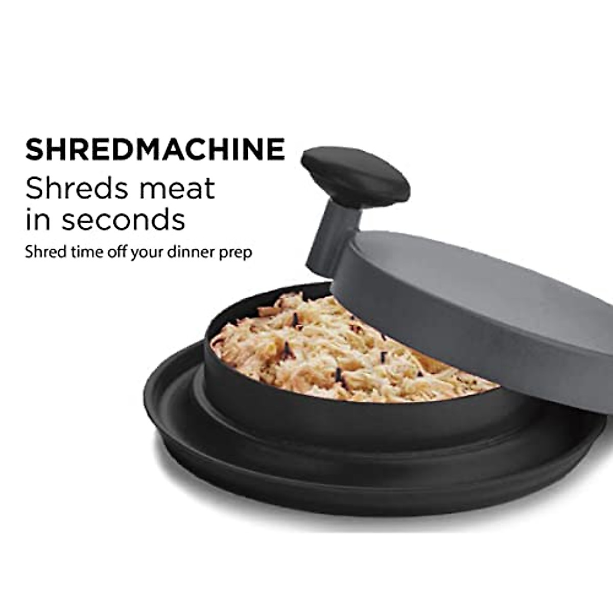 FUNcooLTIN Chicken Shredder Shred Machine Better Than Bear Claws Meat Shredder for Pulled Pork with Handle and Non-Slip Base for Pulled Pork Beef and Chicken, Dishwasher Safe