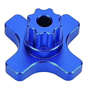 Crank Cover Wrench, Strong Texture Bike Crank Remove Tools Blue for Road Bicycle