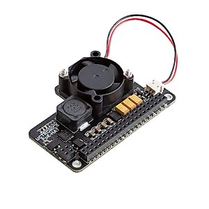 UCTRONICS PoE hat for Raspberry Pi, 5V 2.5A Max 802.3af Compliant, Mini Power Over Ethernet Expansion Board with Cooling Fan for Raspberry Pi 4B, 3B+
