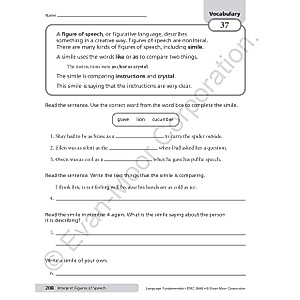 Language Fundamentals, Grade 6