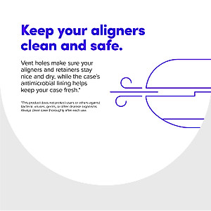 SmileDirectClub Trackable Retainer/Aligner Case Powered by Tile - Item Locator and Finder for Retainers and Aligners