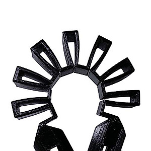 HELLO3D Black TPU Flexible 3D Filament, TPU Flexible Elastomer 3D Filament 1.75mm, 1.76LB per Spool