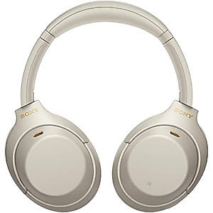 Sony WH-1000XM4 Wireless Premium Noise Canceling Overhead Headphones with Mic for Phone-Call and Alexa Voice Control, Silver WH1000XM4 Bundle with Green Extreme Wireless Portable Charger
