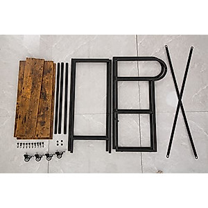 Piklomo 2-Tier Bathroom Room Shelf Washing Machine Storage Utility Rack Over The Toilet Washer Dryer Storage Shelf Bathroom Organizer Rack Space Saving Shelving Units