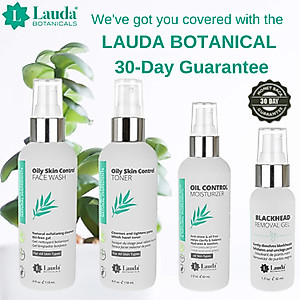 Blackhead Remover Cleanser with Salicylic Acid, Deep Pore Facial Cleanser, Blackhead Eliminator and Dissolving Gel, 1 Ounce by LAUDA BOTANICALS
