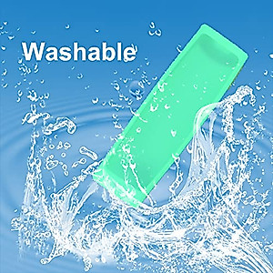 TOKERSE Glow Case for Vizio XRT136 / Vizio XRT140 Remote Control - Silicone Cover for VIZIO XRT136 XRT140 Smart TV Remote Control Replacement Holder Skin Sleeve Case Cover Glow in The Dark - Green