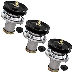 8TEN Mower Spindle with Pulley for Husqvarna 48 inch Deck EZ 4824 RZ 4824F 539112170 532112171 3 Pack
