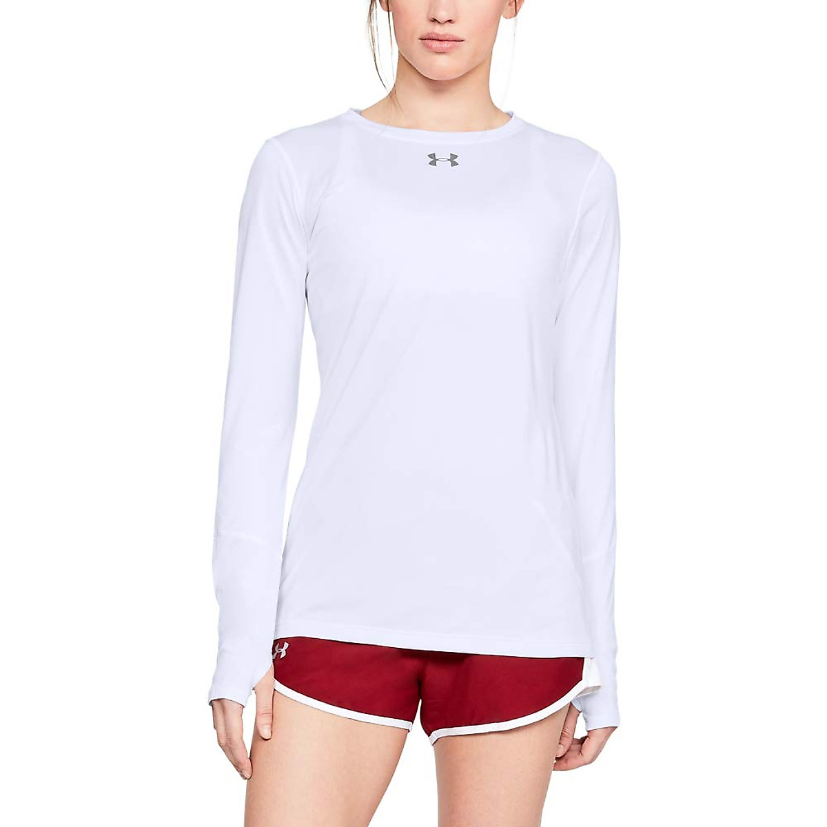 Under Armour Women's UA Locker 2.0 Long Sleeve MD White