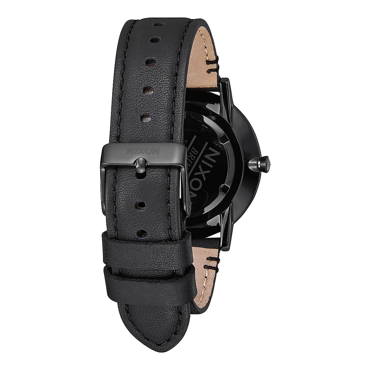 Nixon Porter Leather A1058-1031 Black Leather Men’s Watch 40mm
