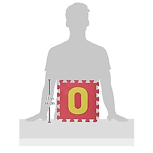 Kids Play Mat - Numbers And Animals Foam Floor Matt - 10 Interlocking Pieces To Develop Children's Motor Skills And Color Recognition