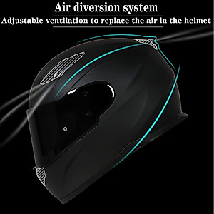 Motocross Helmet Youth Adult Electric Dirt Bike Full Face Motorcycle Helmet for Boys Girls Quad Bikes Bicycle MTB ATV Offroad Helmet DOT/ECE Certified Men & Women Motorbike Crash Helmets,A,XL