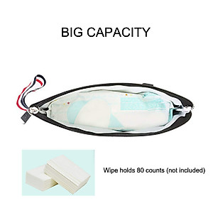 USB Baby Wipe Warmer, Razzil 5V Portable USB Baby Infant Wet Wipes Warmer Bag for Travel and On The Go