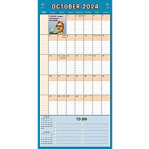 2024 Family Planner, 17-Month Calendar Planner: August 2023 - December 2024, 12" x 12" - Retro Mama