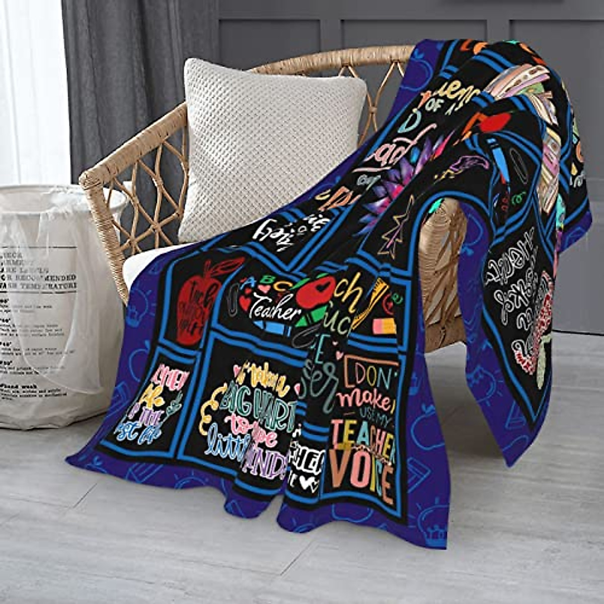 Teacher Gifts, Teacher Gifts for Women, Teacher Appreciation Gifts Blankets 60"x50", Teacher Christmas Valentine Gift, Mentor Gift Ideas, Best Teacher Gifts for Teacher on Birthday Teachers' Day