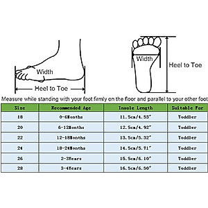 Shoe with Lights for Boys Elastic Shoes Baby Non-Slip Walkers Baby Socks Infant First Toddler Baby Size 2 Boys Shoes (Yellow, 22 Toddler)