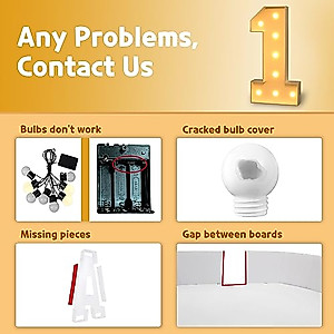 imprsv 3FT Marquee Light Up Numbers, Marquee Numbers for 10th 30th Birthday Decorations Anniversary Party Decor, Mosaic Numbers for Balloons Number 0, Marquee light up letters, Pre-Cut Foam Board Kit