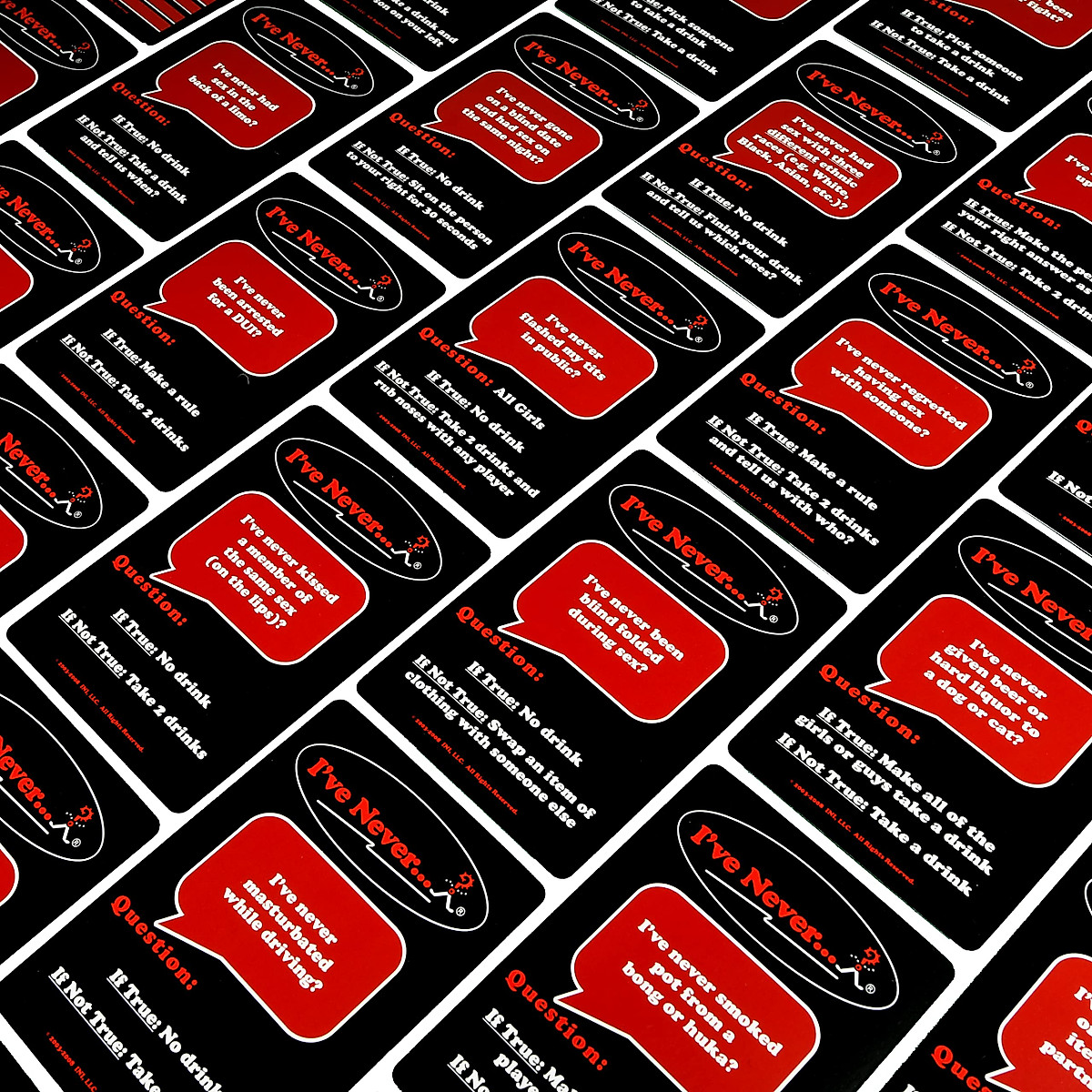 I've Never...? Bar Cards - Hilarious Truth or Dare Game for Parties, Vacations, and Game Nights, Perfect for Friends and Adults | 2+ Players | Ages 17+