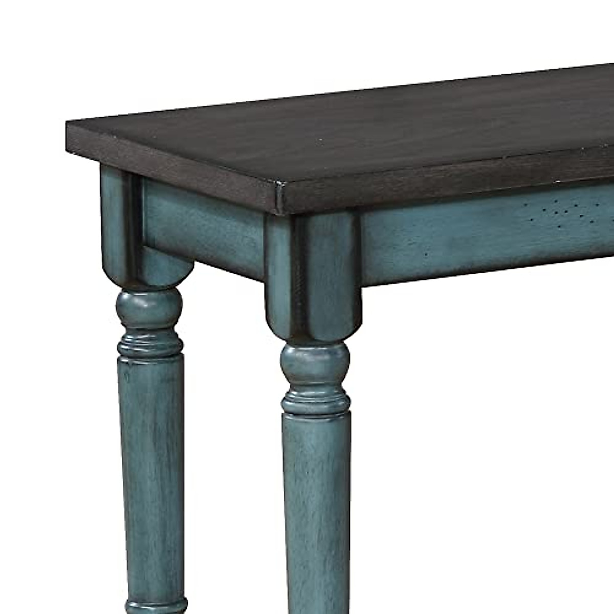 Powell Furniture Willow Dining Bench, Multicolor, 40”W x 14.02”D x 18.31”H