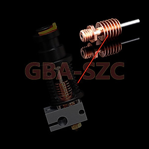 GBA-SZC Dragon Heatbreak Standard Flow V1.0 Heat Break Repair Parts/High Temperature for Dragon HOTEND V1.0.（SF V1.0）