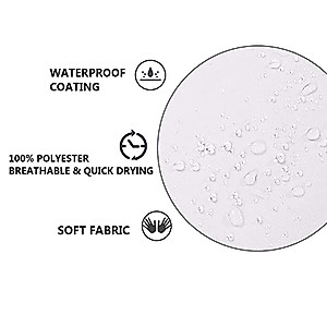 SKAILIÉ 4PCS Teal High Heels Shower Curtain Set, Hello Gorgeous Turquoise Rose Butterfly Lipstick Perfume Makeup Black and White Striped Polka Dot Modern Fashion Girl Bathroom Decor, Non-slip Bath Mat