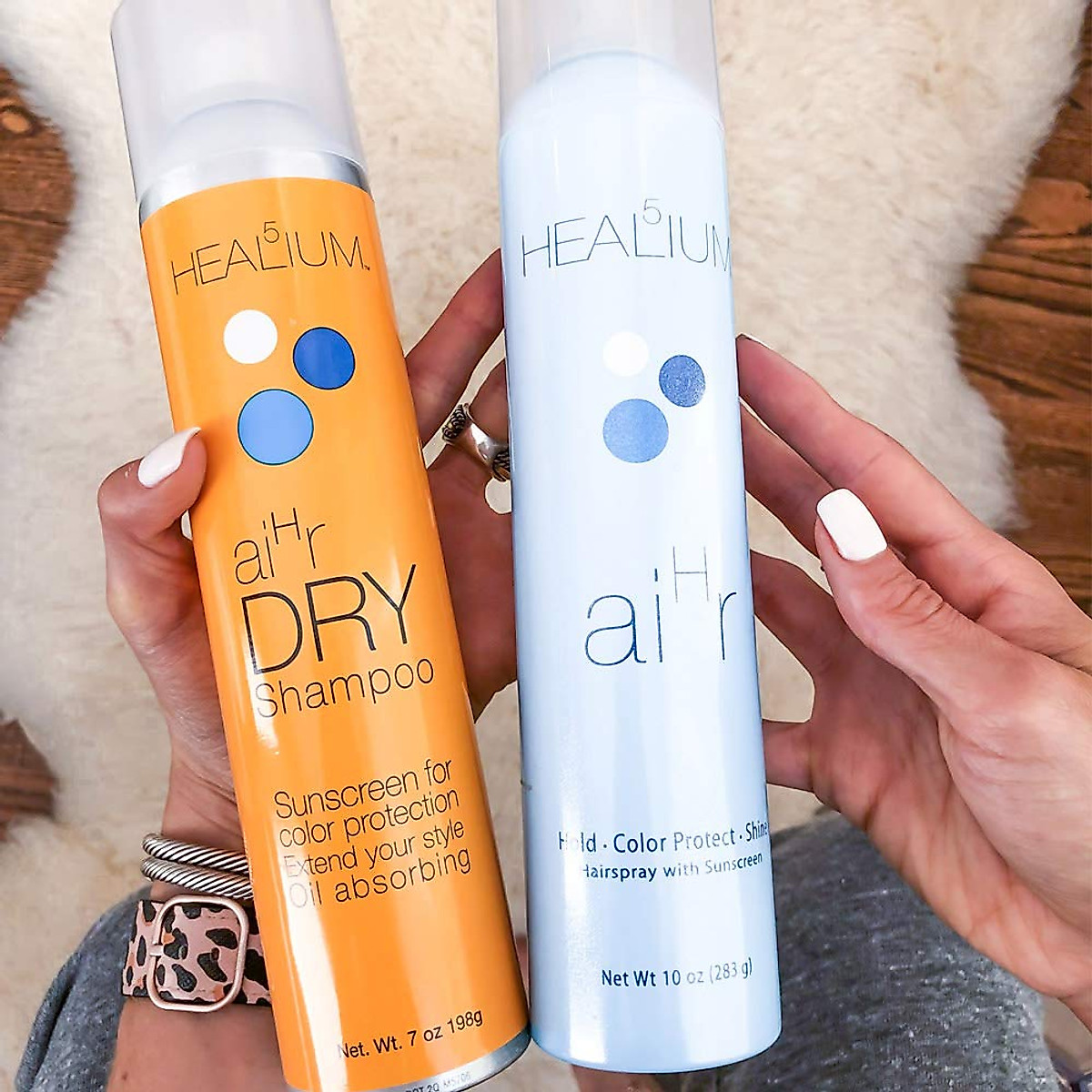 Dry Shampoo, 7 oz - Sunscreen Oil Absorbing Extend Your Style Without Washing –Products for Men, Women, Curly, Frizzy, Fine, Thin Textures by Healium Hair