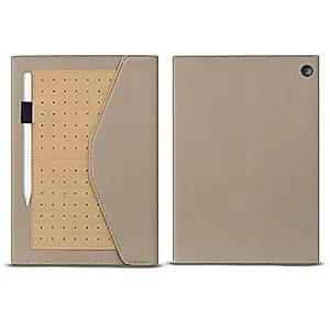 Tablet PC Case Compatible with All-New Kindle Fire 7 Tablet (7", 12th Generation, 2022 Release) Case PU & TPU Tablet Case Kickstand Tablet Case Card Slot Case Tablet Home (Color : Khaki)