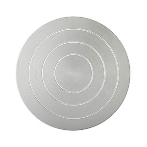 Ceramics Pottery Sculpting Wheel with Non-Skid Rubber Boot Heavy Duty Cast Iron Metal Construction Turntable with Ball Bearings (7 Inch)