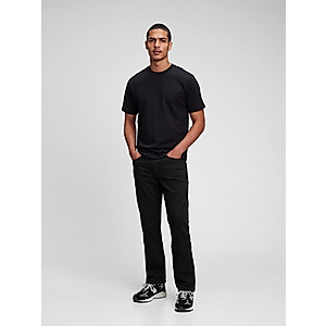 GAP Mens Gapflex Stretch Technology Slim Fit Denim Jeans, True Black, 36W X 32L US