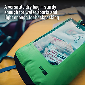 Sea to Summit View Dry Sack, See-Thru Dry Bag, 20 Liter, Pacific Blue