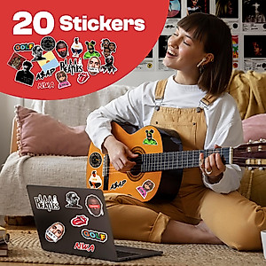 unique america 100 Pcs | Album Cover Posters, For Bedroom, Room Decor, For Rapper Posters, Music Artist Posters, 4x6 Inch 80 Pcs & 20 Stickers