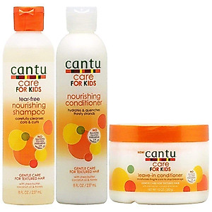 Cantu Care for Kids Nourishing Shampoo & Conditioner & Leave-in Conditioner "Set"