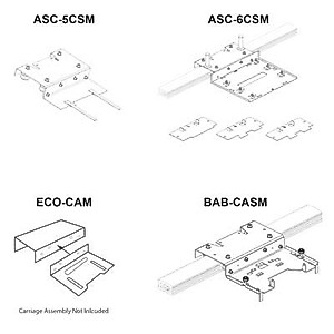 Alpha 5" Guide Rail Carriage Assembly ASC-5CSM