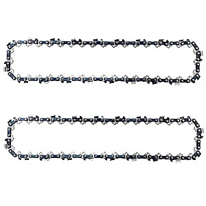Opuladuo 2PC 10 Inch Chainsaw Chains, Replacement Chain for WORX WG309,10'' Chain for Sun Joe SWJ803E - 3/8'' .050'' 40 Drive Links