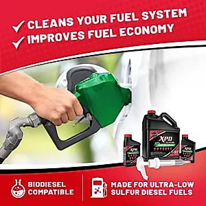 Opti-Lube XPD All Seasons Diesel Fuel Additive: 1 Gallon with Accessories (1 Hand Pump & 2 Empty 8oz Bottles) (1 Gallon XPD with Hand Pump and Regular Accessory Bottles)
