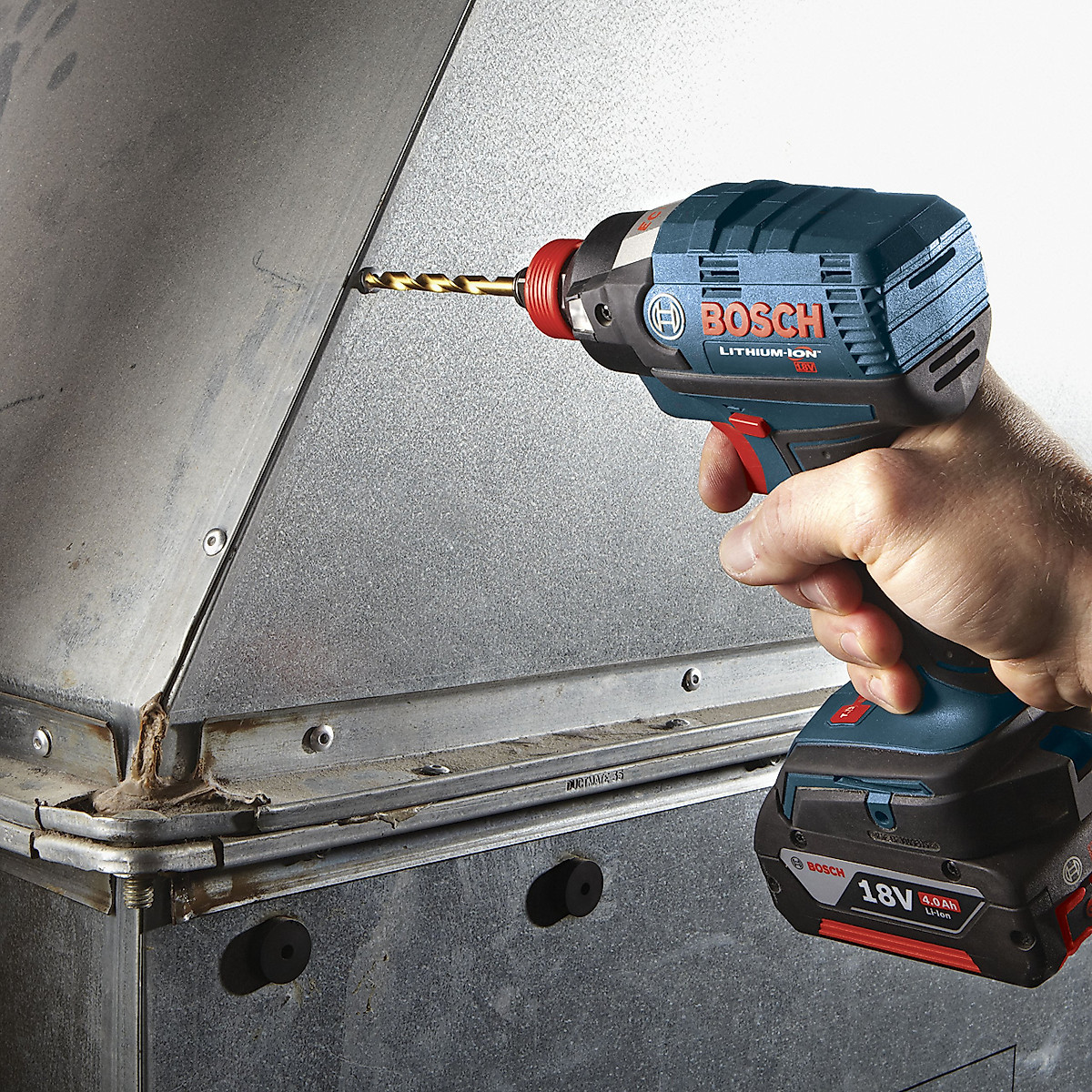 BOSCH TI2138IM 1-Piece 11/64 In. x 3-1/4 In. Titanium Nitride Coated Metal Drill Bit Impact Tough with Impact-Rated Hex Shank Ideal for Heavy-Gauge Carbon Steels, Light Gauge Metal, Hardwood