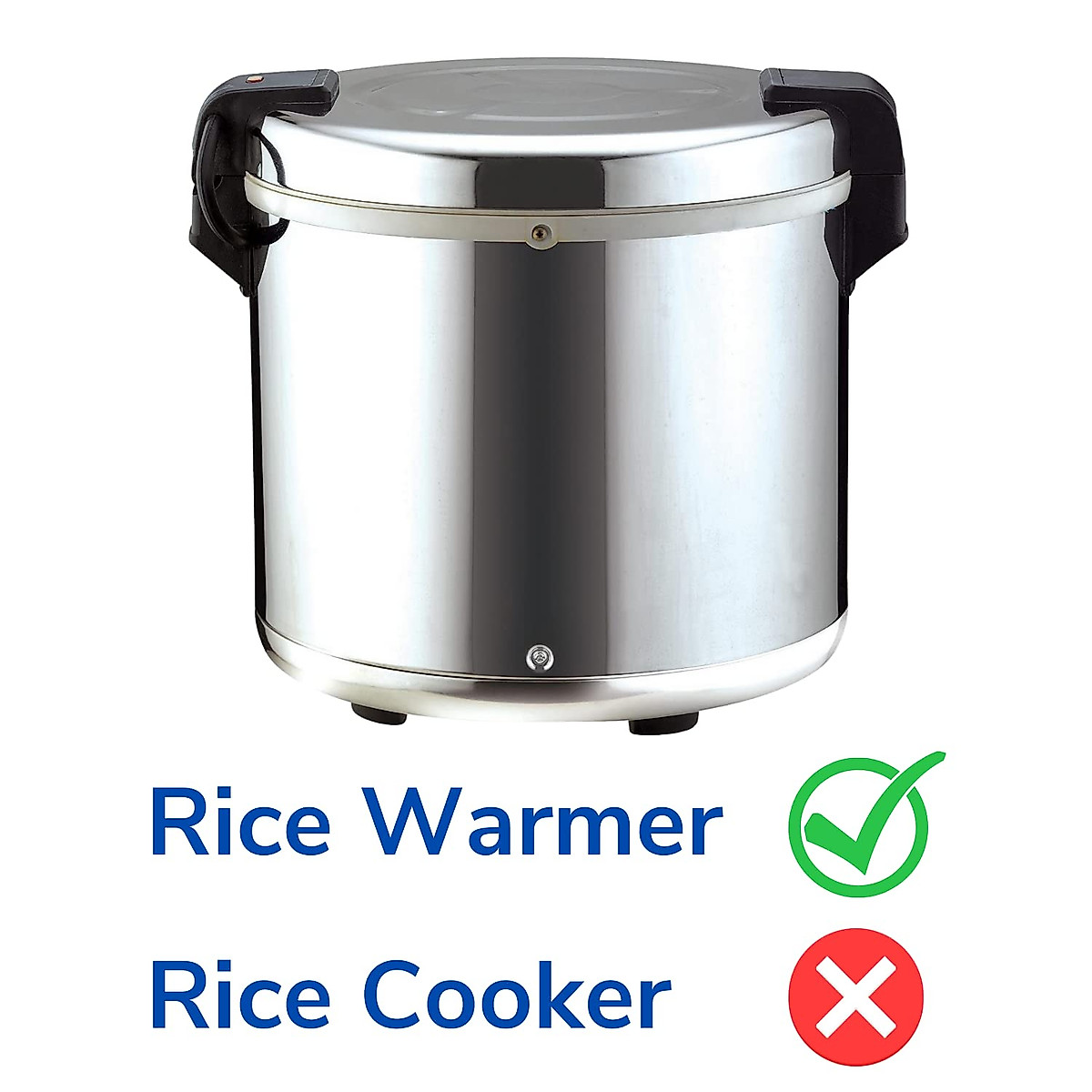 Chef's Supreme 100 Cup Stainless Commercial Rice Warmer NOT A RICE COOKER