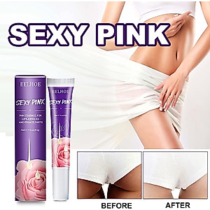 Intimate Bleaching Cream for Women,Crema blanqueadora íntima para mujeres,Underarm Bleaching Serum Whiten Butt Knee Brighten Inner Thigh Intimate Parts Dark Remove Melanin (1pcs,B-20ML)