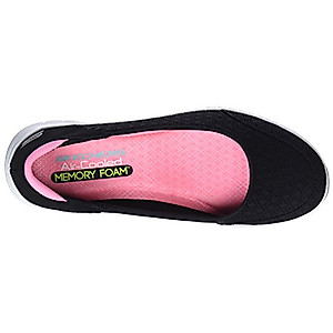 Skechers Women's 23628 Trainers, Black (Black/Pink), 3 UK 36 EU