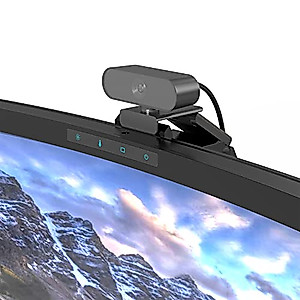 ONWAY Curved Monitor Light Bar with Wireless Remote,Monitor Light Bar with Auto-Dimming and Camera Base,Applicable to all screens. No Screen Glare,for Home and Office