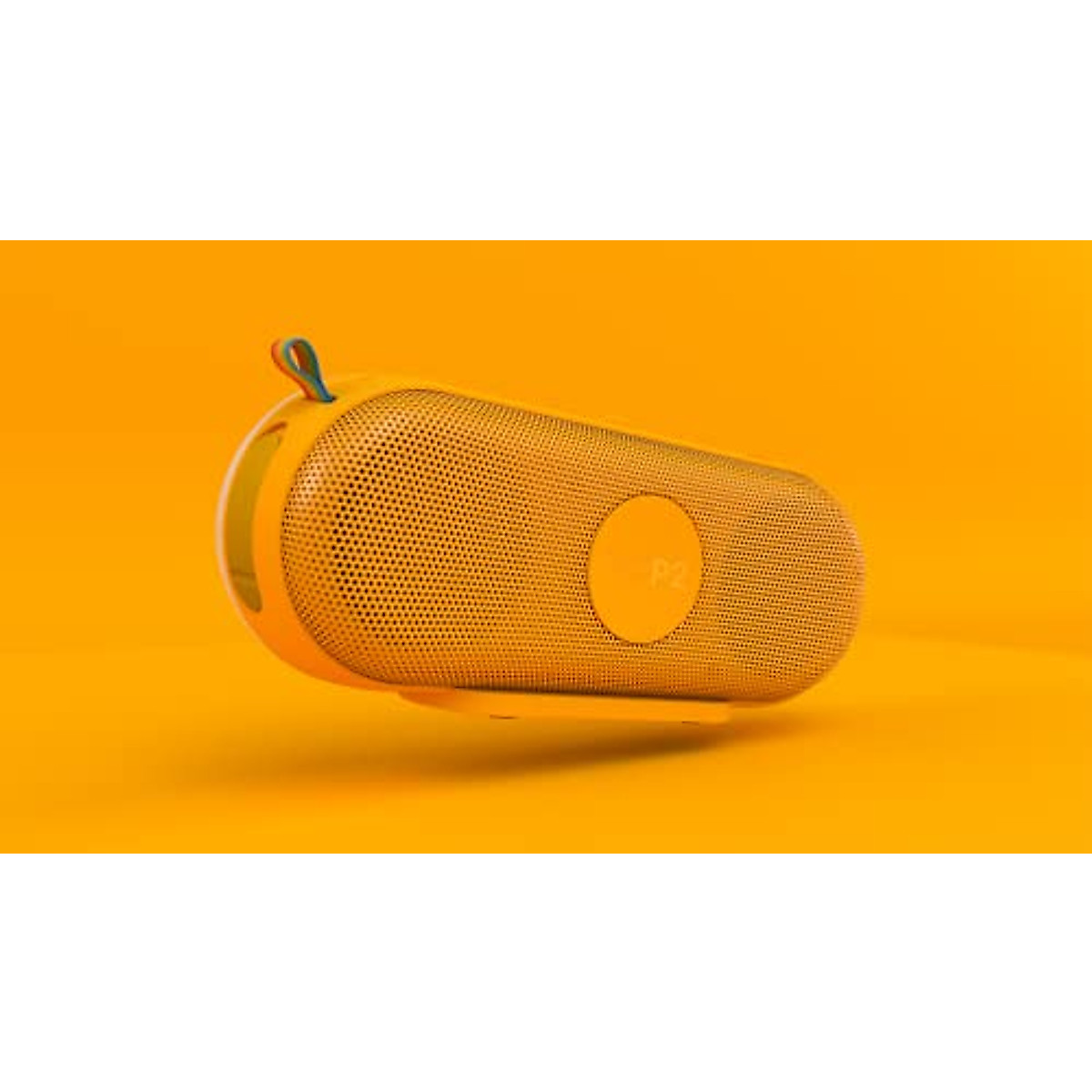 Polaroid P2 Music Player (Yellow) - Powerful Portable Wireless Bluetooth Speaker Rechargeable with Dual Stereo Pairing