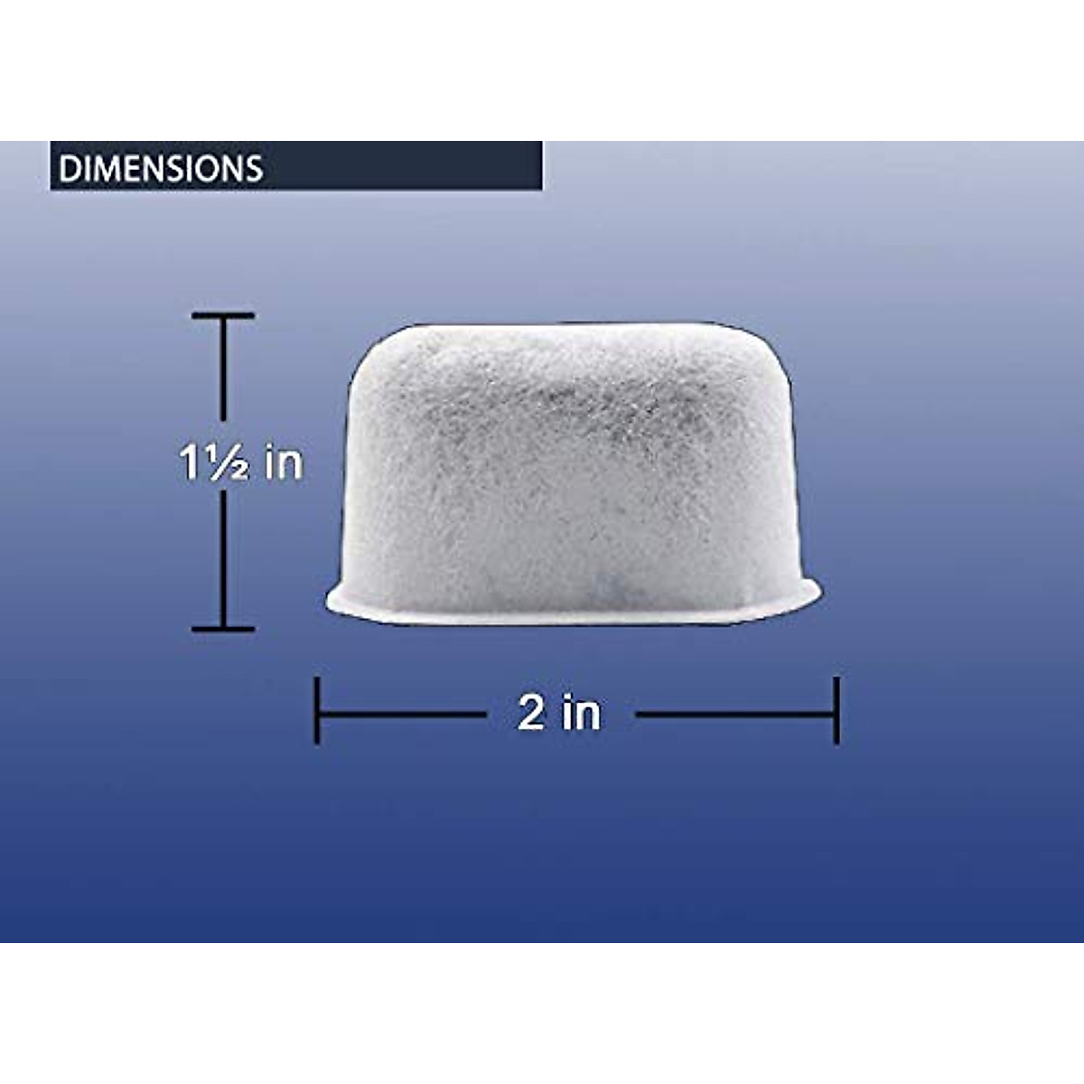 Keurig Compatible Replacement Charcoal Water Filter Cartridges - Designed for Keurig Classic 1.0 and 2.0 Coffee Makers Machines (12 Pack)