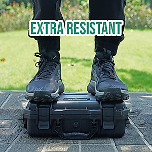 INNVO DJI Mini 4K Waterproof Case Hard Carrying Case Compatible with DJI Mini 2 & Mini 2SE Drone and Fly More Combo Set Black