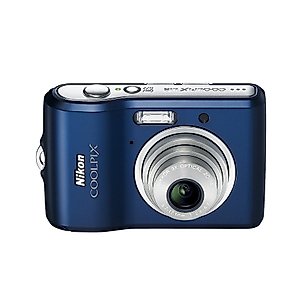 Nikon Coolpix L18 8MP Digital Camera with 3x Optical Zoom (Navy)