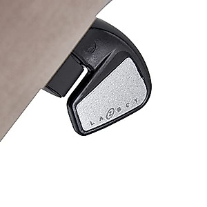 La-Z-Boy Sutherland Quilted Leather Executive Office Chair with Padded Arms, High Back Ergonomic Desk Chair with Lumbar Support, Cream Microfiber Fabric